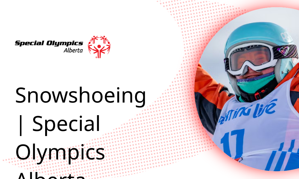 Snowshoeing Special Olympics Alberta